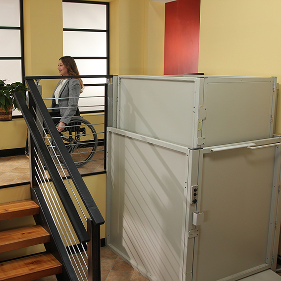 Commercial Vertical Platform Lift Enclosed Vertical Platform Lift 3 ...